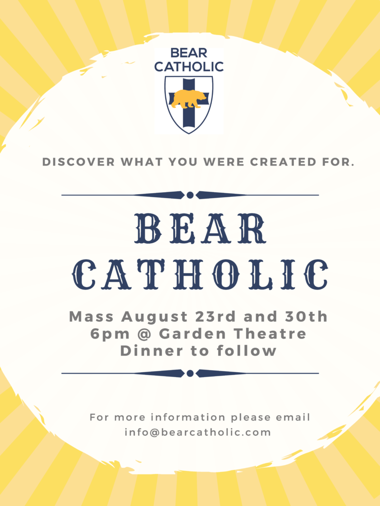 Mass Poster-Updated | Bear Catholic